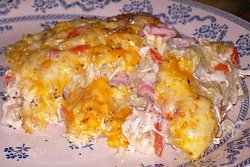 Cheesy Chicken Cordon Bleu Rice Casserole | AllFreeCasseroleRecipes.com