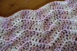 Baby Lazy Wave Afghan | AllFreeCrochet.com